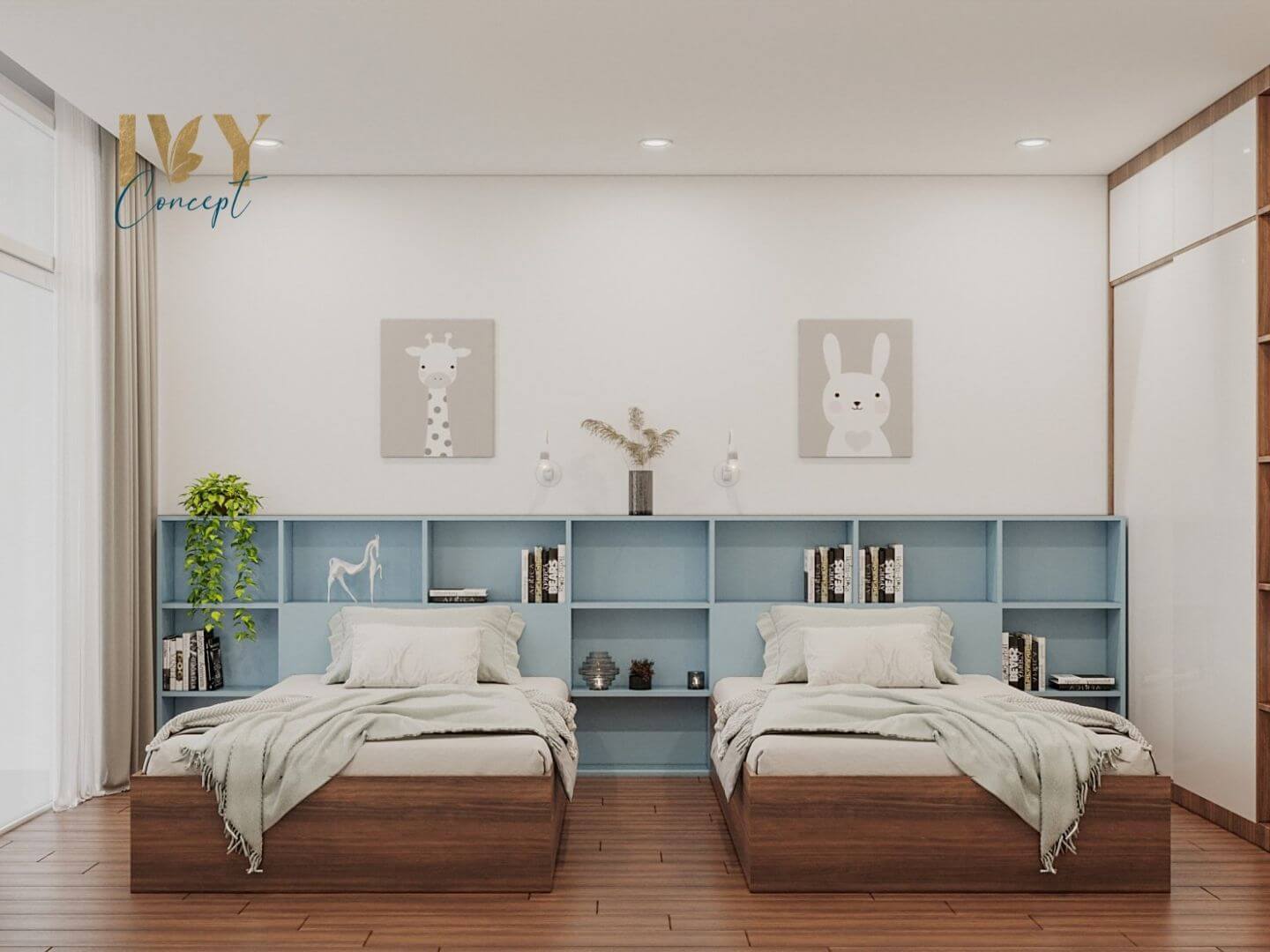 Phòng cho bé - Căn hộ Petro Landmark Quận 2 150m2 - Phong cách Modern ...