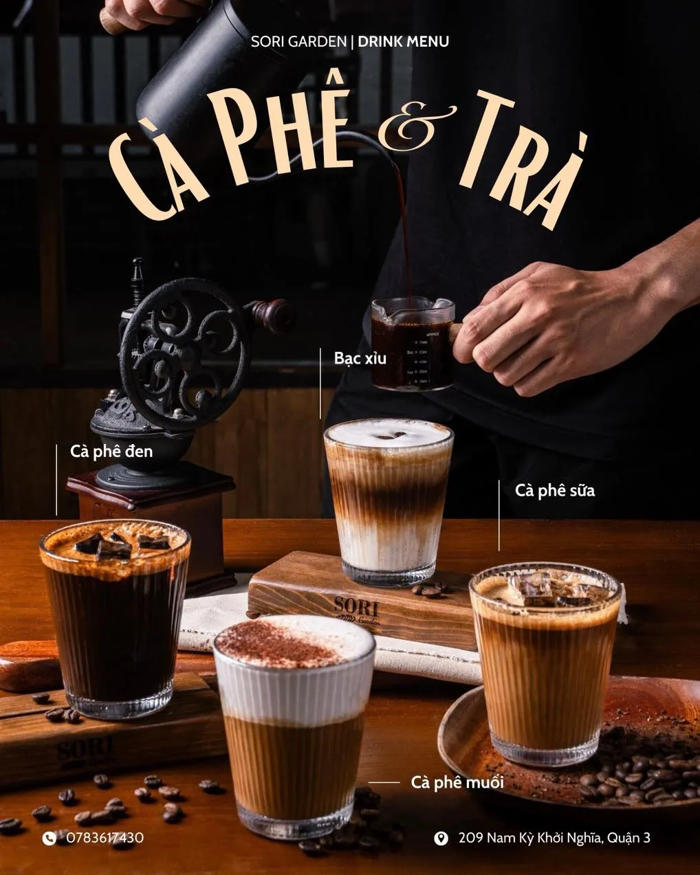 Review quán Sori Garden - Không gian thơ mộng và menu ăn uống ngon mê