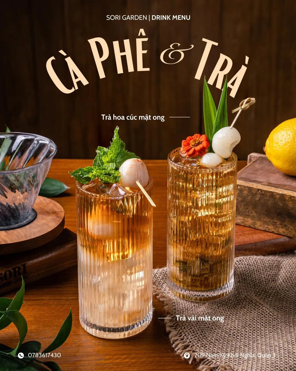 Review quán Sori Garden - Không gian thơ mộng và menu ăn uống ngon mê