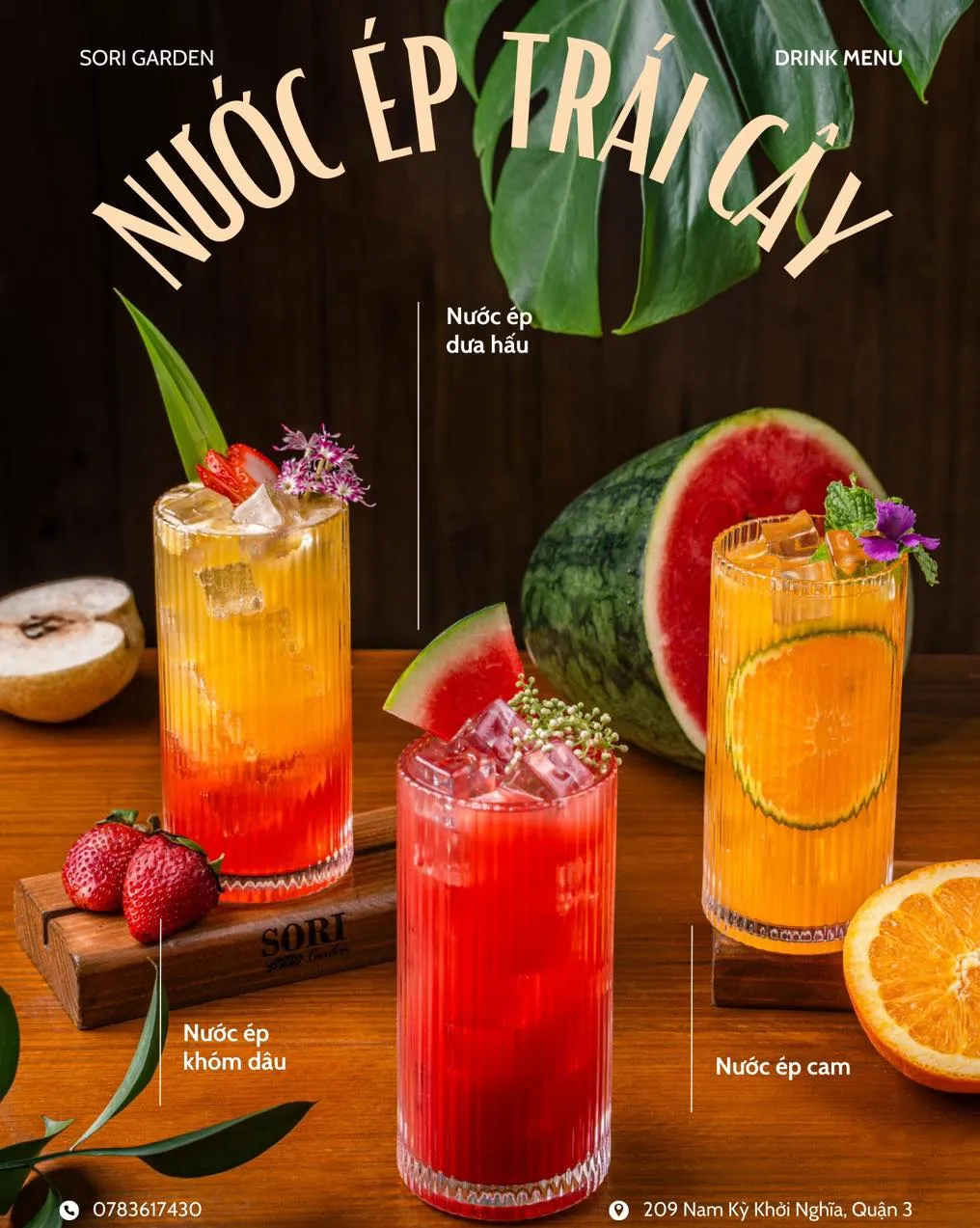 Review quán Sori Garden - Không gian thơ mộng và menu ăn uống ngon mê