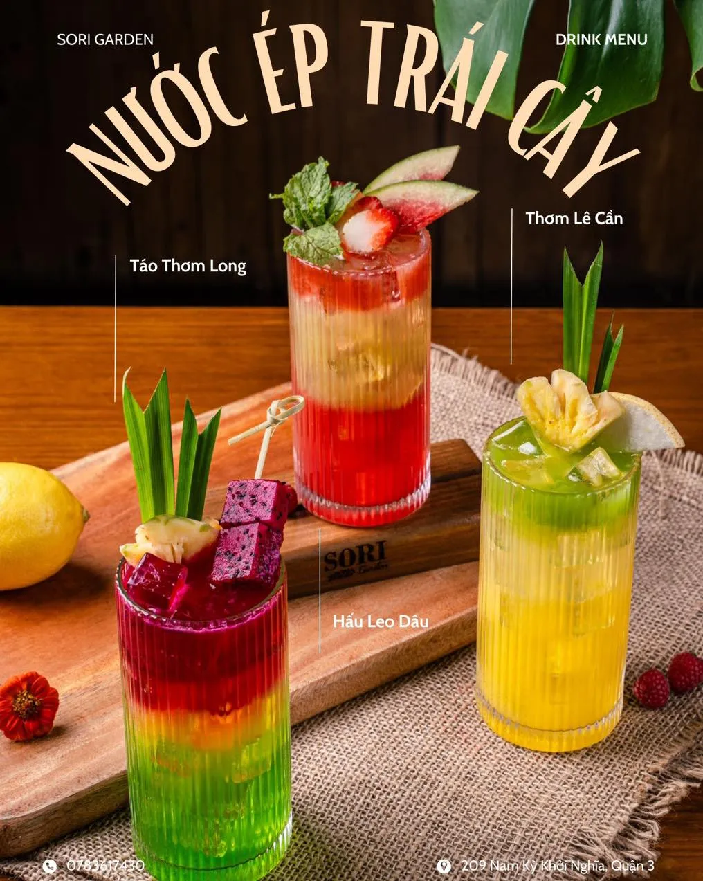 Review quán Sori Garden - Không gian thơ mộng và menu ăn uống ngon mê