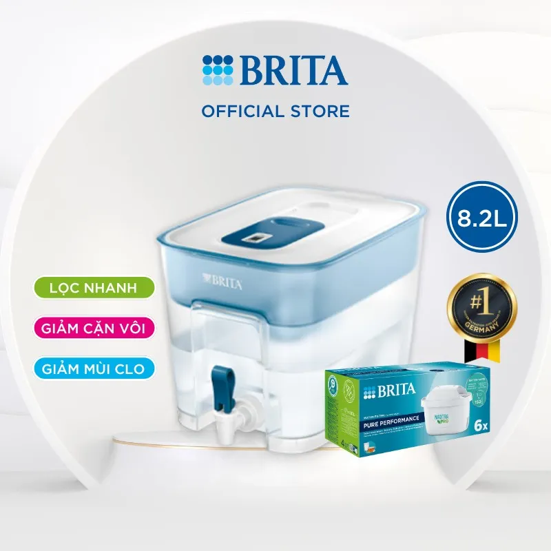 Mua Combo BRITA Flow Basic Blue 8.2L + BRITA Maxtra Plus Pack 6 - Brand No.1 Germany Chính Hãng ...