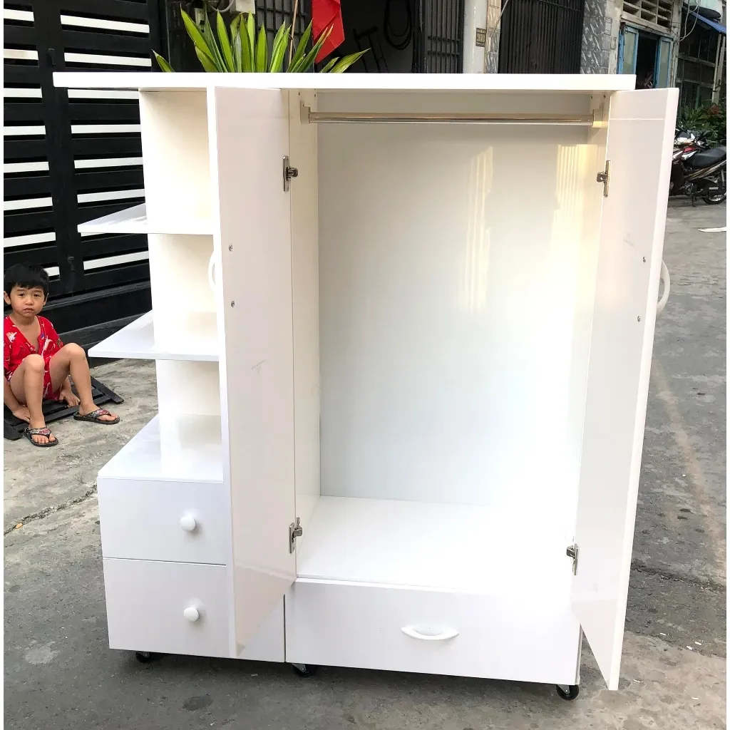 Mua Tủ Quần Áo Trẻ Em_Cao 1m2 Ngang 1m Sâu 42 Chính Hãng Giá Tốt