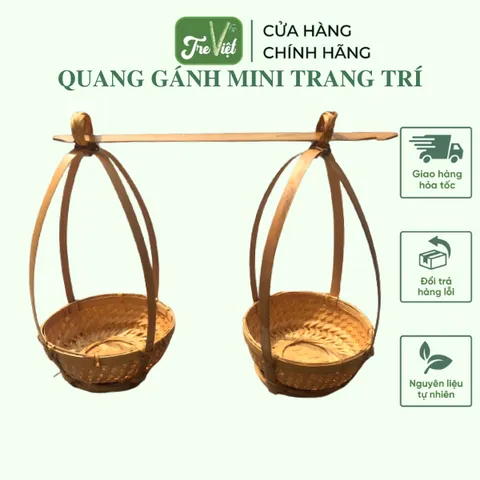 Mua Quang Gánh Mini Trang Trí Decor Dễ Thương Chụp Ảnh - Quang Gánh Tre ...