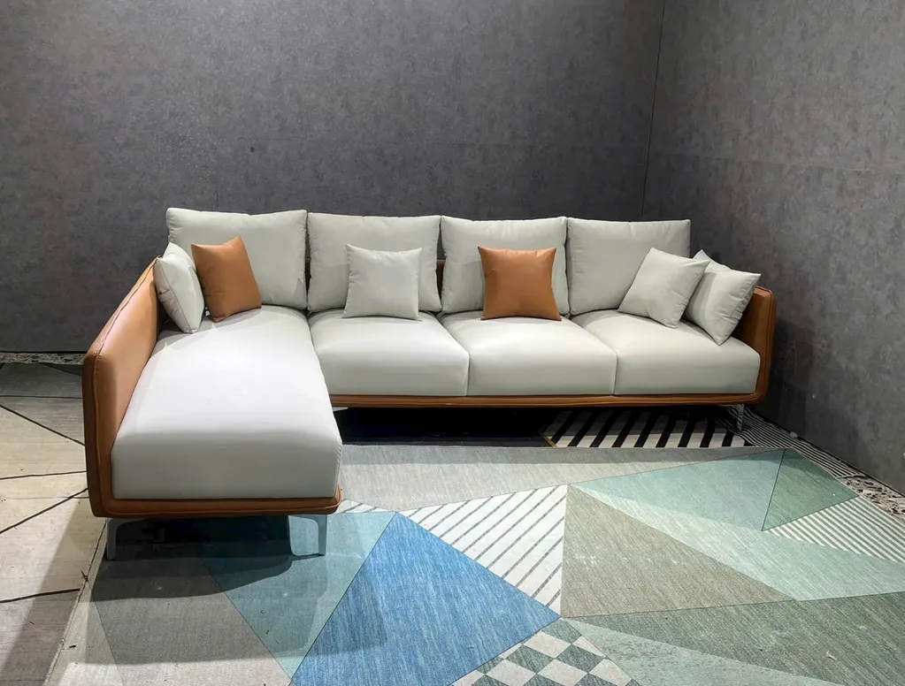 Mua Sofa phòng khách Juno sofa góc InterMilan NK2025 KT 2m5 x 1m8 Chính Hãng Giá Tốt