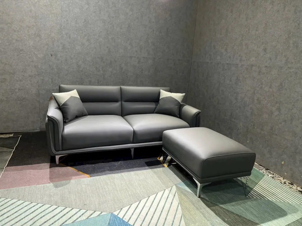 Mua Sofa phòng khách Juno sofa icon2 NK2025 KT 1m8 kèm đôn góc Chính Hãng Giá Tốt