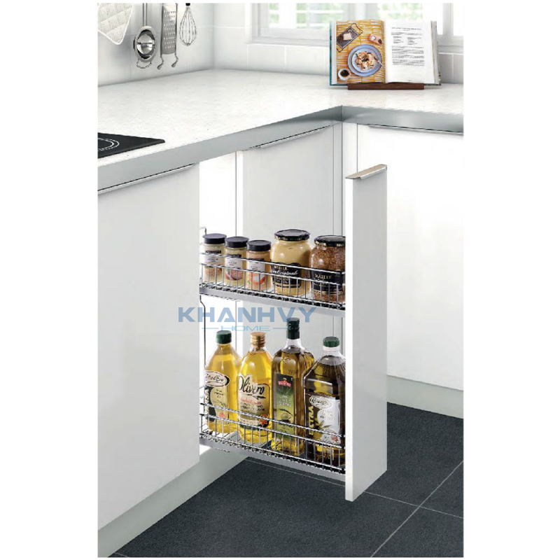 Mua Kệ gia vị 2 tầng đựng chai lọ ray giảm chấn Higold 304098 Chính ...