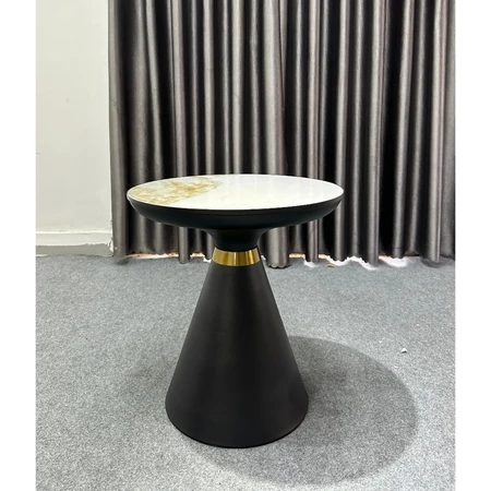 Mua Bàn trà, sofa, tab trang trí nhập khẩu mặt đá phiến chân thép sơn tĩnh điện B045 Chính Hãng ...