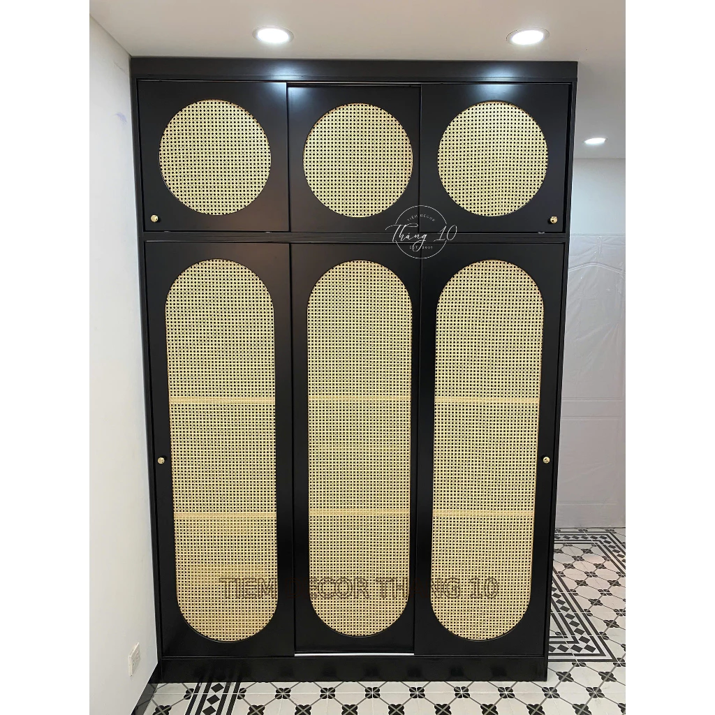 Mua Tủ Áo Indochine, Cánh Kết Hợp Mây Mắt Cáo, Cửa Trượt, Dài 1m8 x Cao ...